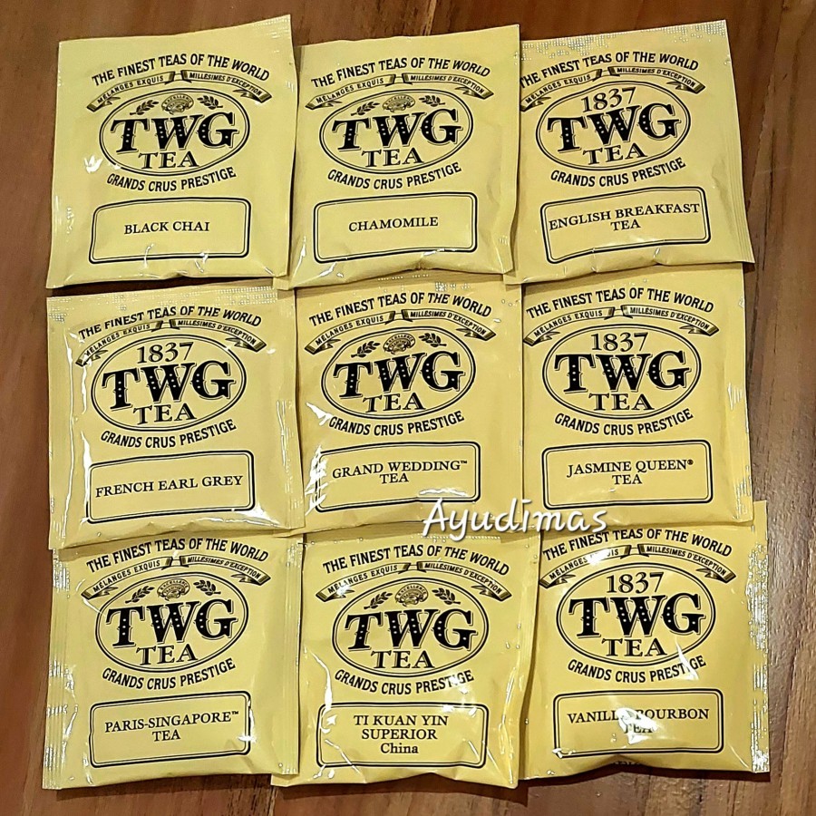 Jual TWG TEA - The Finest Teas of The World - Tea Bag - Teh Sachet ( satuan ) | Shopee Indonesia