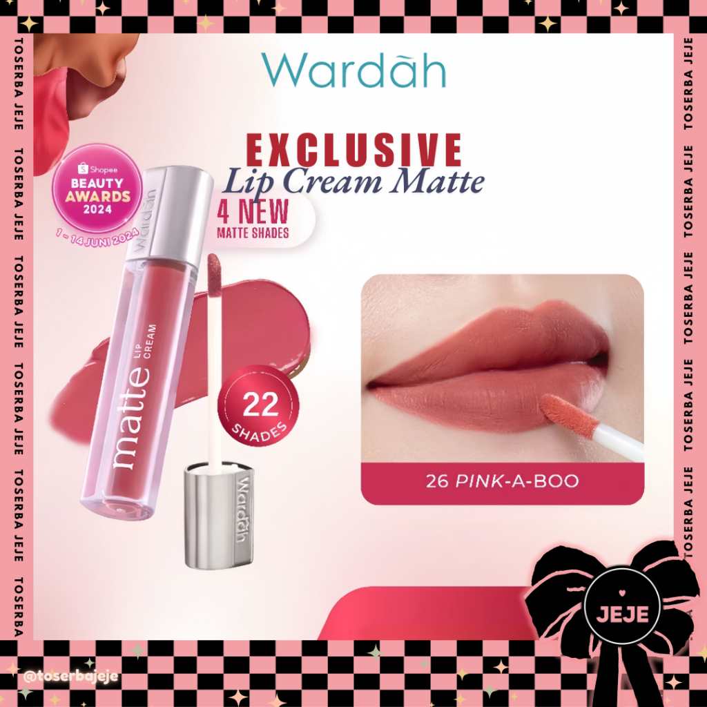 Jual NEW SHADES! WARDAH Exclusive Matte Lip Cream | Lipstik | Shopee ...