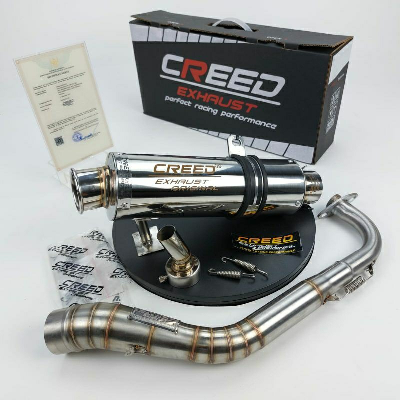 Jual [Original] Creed Exhaust knalpot racing for Beat fi, Vario 125 150 ...