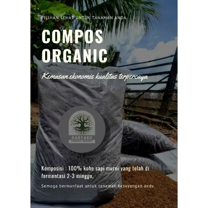 Jual PUPUK KOMPOS kotoran sapi / Media tanam /kg | Shopee Indonesia