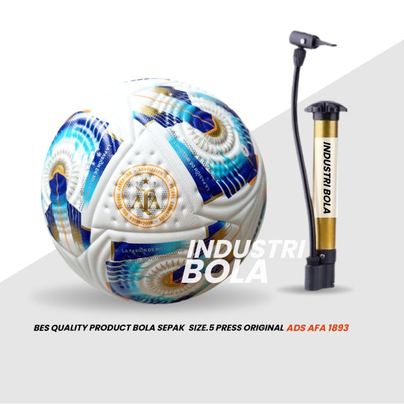 Jual Bola Sepak Kaki Size.5 Press Original Embos ADS Afa | Original 100 ...