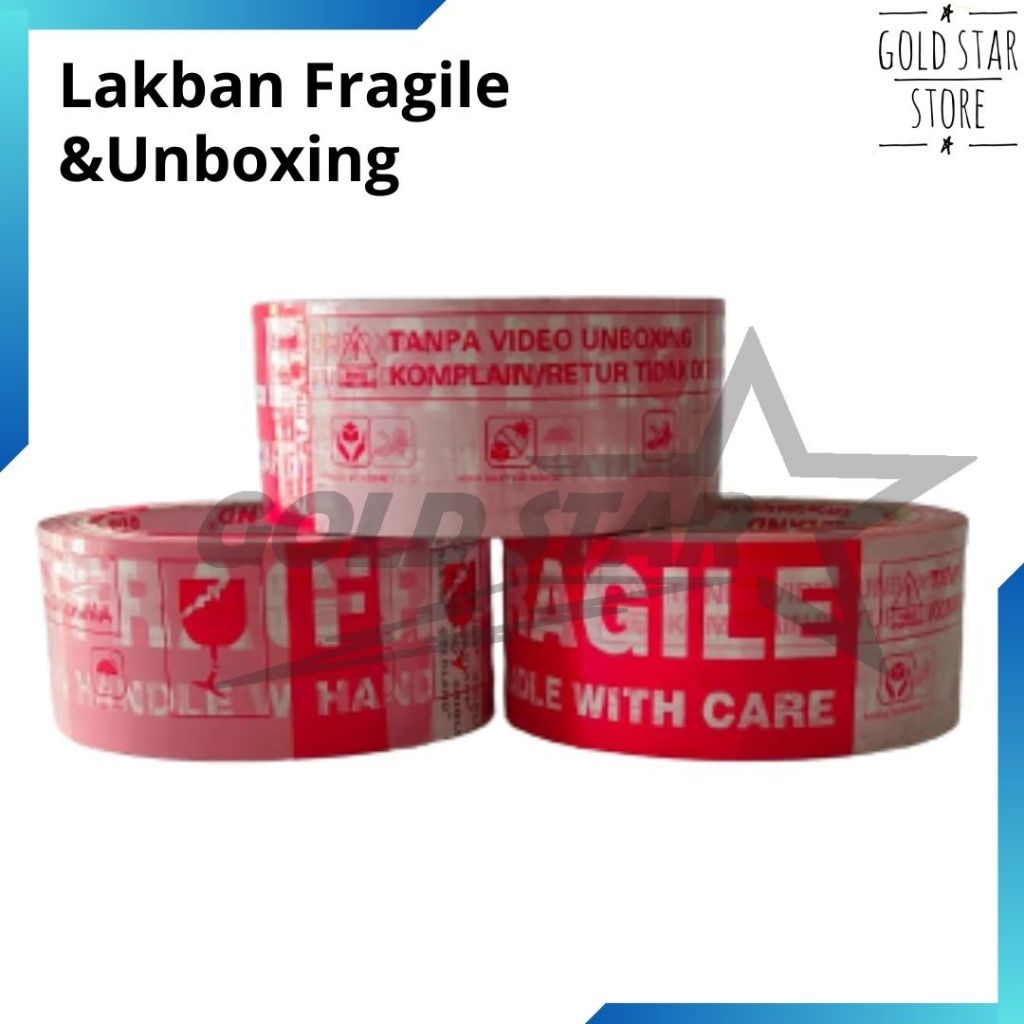 Jual Lakban Video Unboxing Fragile Solasi Komplain / Retur Barang Mudah ...