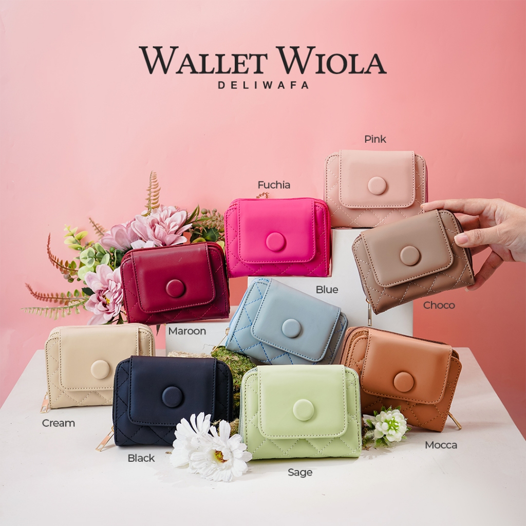 Jual Deliwafa - [Wallet Wanita] Wiola Wallet | Shopee Indonesia