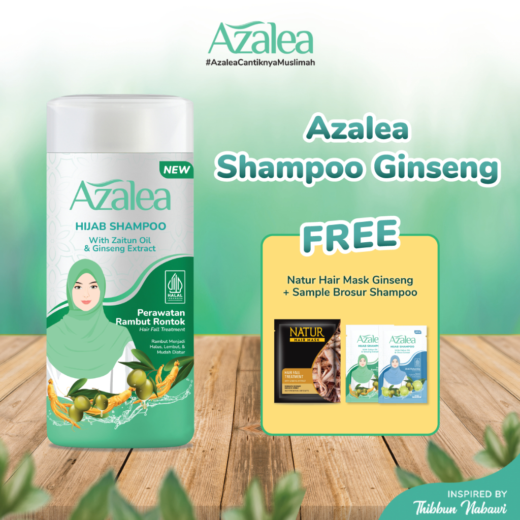 Jual Azalea Shampoo Ginseng 170 ML | Shopee Indonesia