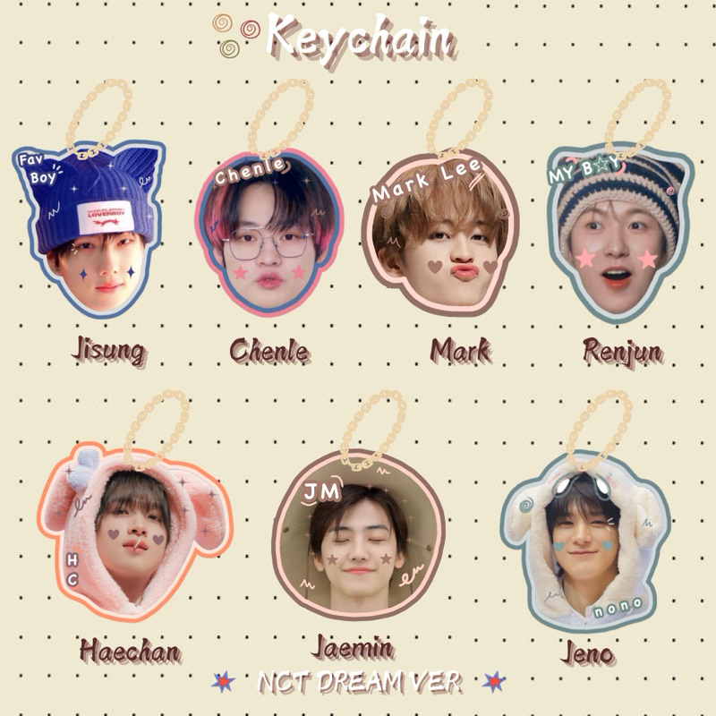 Jual [READY STOCK] KEYCHAIN NCT DREAM | KEYCHAIN KPOP | GANTUNGAN TAS ...
