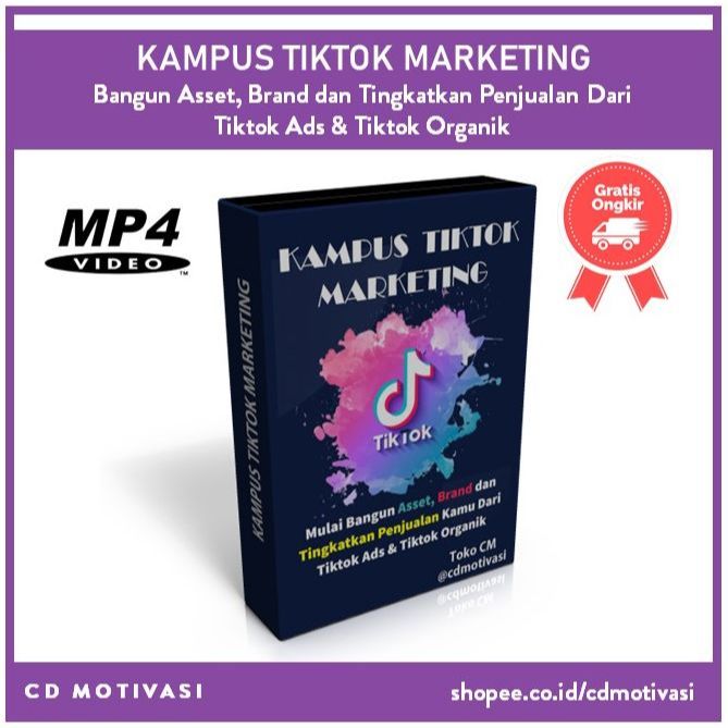 Jual Kampus Tik Tok Marketing Ads dan Tik Tok Organik : Jualan di TikTok | Shopee Indonesia