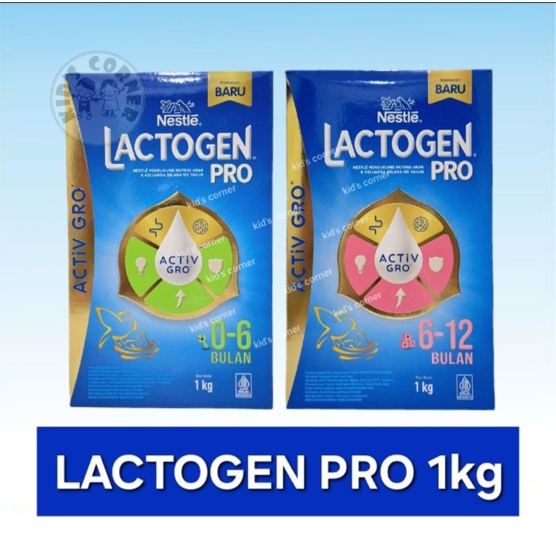Jual Lactogen Pro 1 / 2 1kg susu formula bayi Nestle ACTIVGRO | Shopee ...