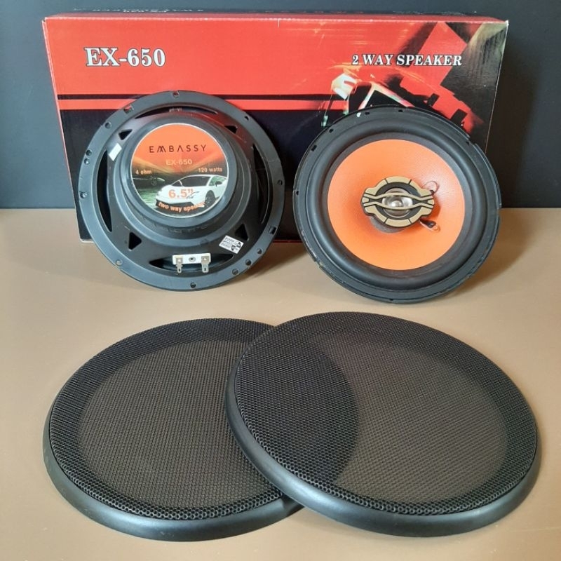 Jual SPEAKER EMBASSY EX-650 COAXIAL EMBASSY 6.5" INCH SPEKER PINTU ...