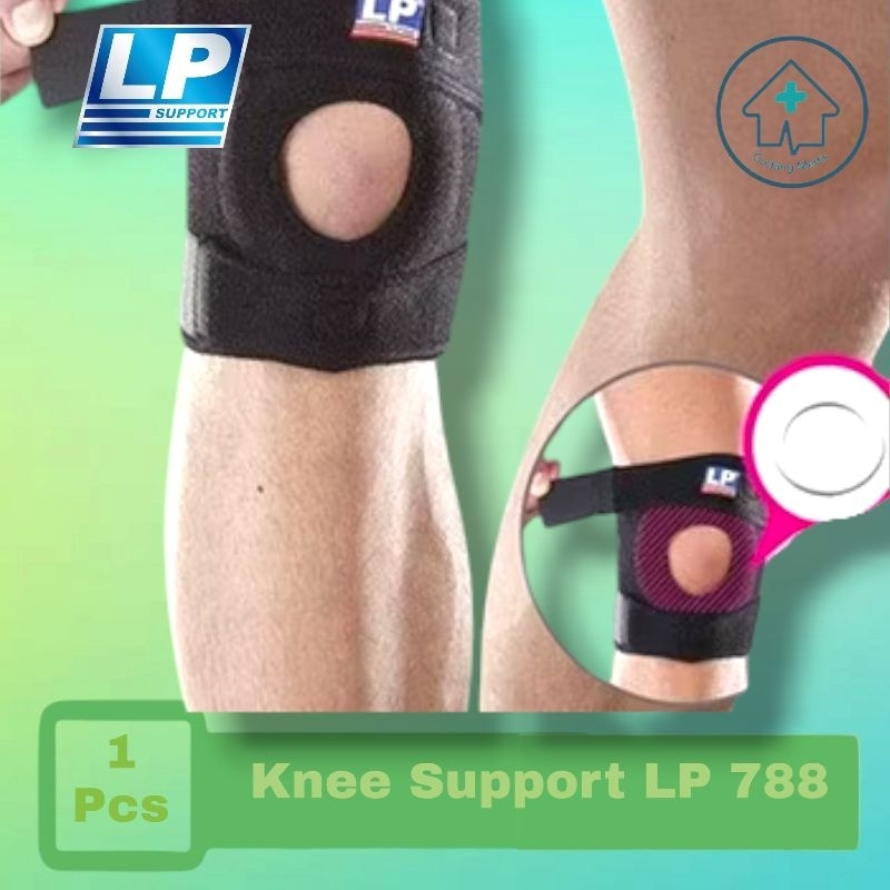 Jual Knee Open Patella Support LP 788 Deker LP Open Patella Knee Support LP | Shopee Indonesia