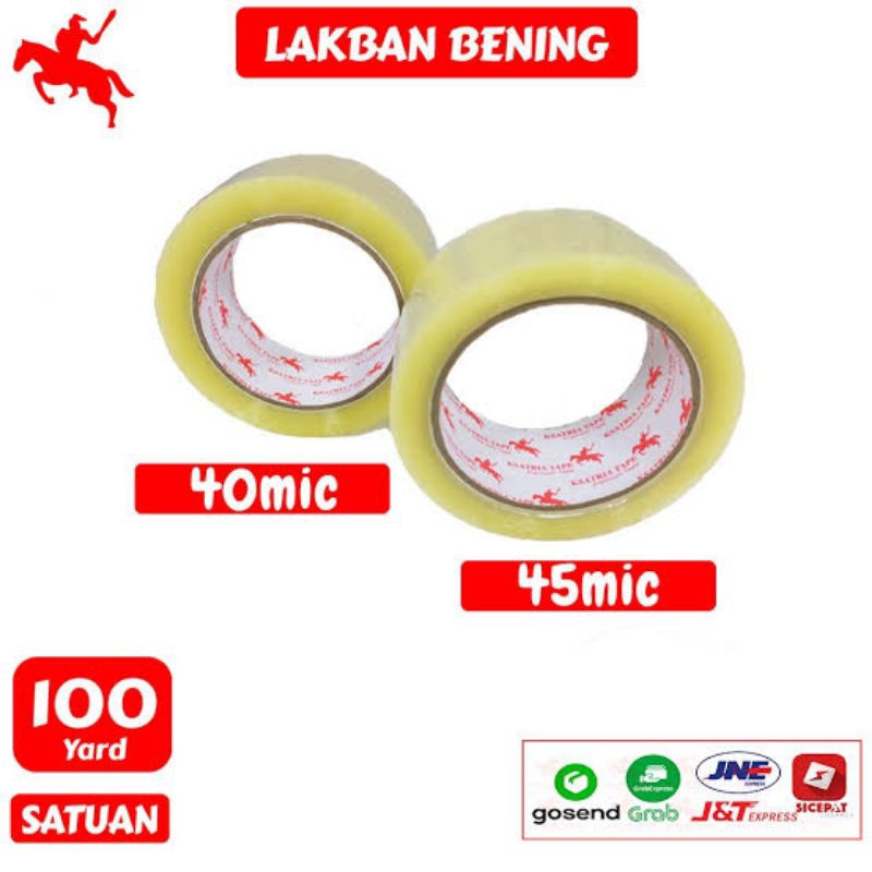 Jual LAKBAN BENING 2 INCH. ( 45 MM x 100 YARD) | Shopee Indonesia