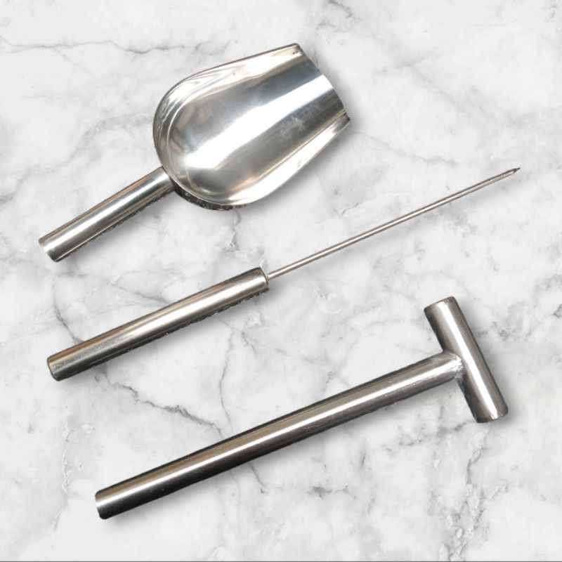 Jual Tiga Alat Stainless Steel Multifungsi Palu Pemecah es batu Sendok ...