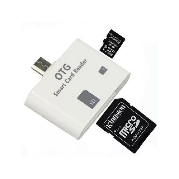 Jual USB2.0 Micro OTG Smart Card Reader Connection Kit | Shopee Indonesia