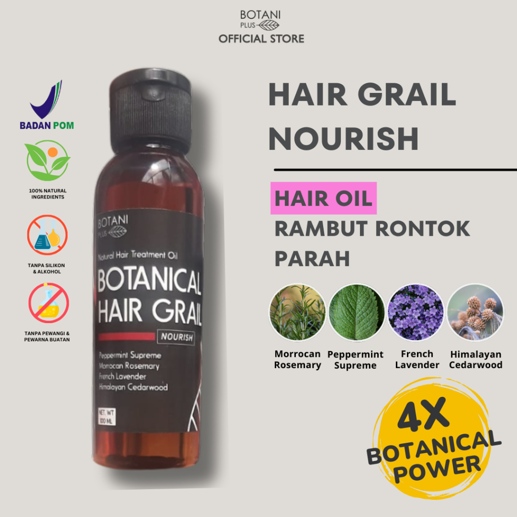 Jual Hair Oil ROSEMARY | Hair Oil Rambut Rontok Penumbuh Rambut | HAIR ...