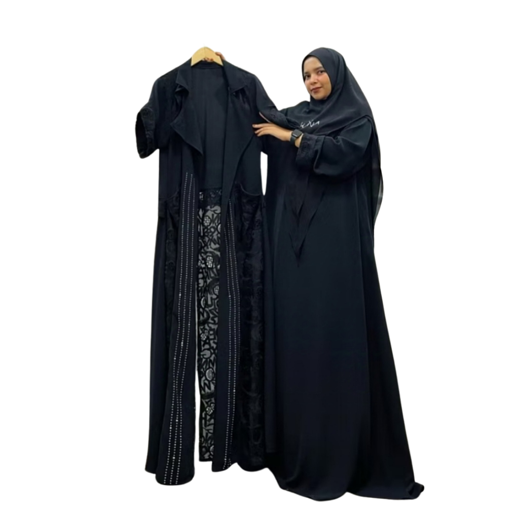 Jual Luyna Abaya | Briana Vol 2 Warna Netral Hitam dan Putih | Paulista ...