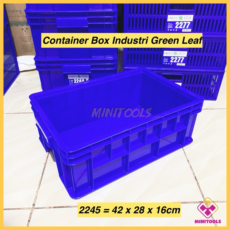 Jual Container Box Industri Keranjang Industri Kolam Ikan Green Leaf ...