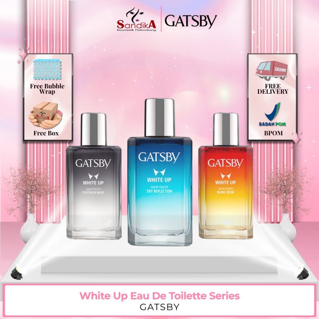 Jual GATSBY White UP EDT series 50 ml | Shopee Indonesia
