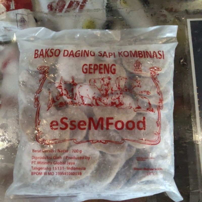 Jual ESSEM BAKSO DAGING SAPI GEPENG 700G | Shopee Indonesia