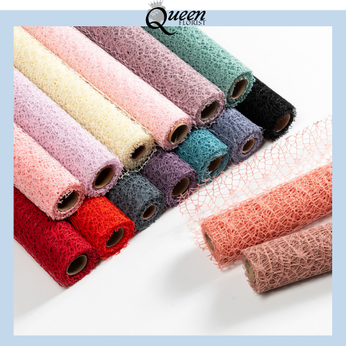 Jual Kertas Bunga Korean Jaring Wrapping Paper Spider Mash Jala Polynet ...