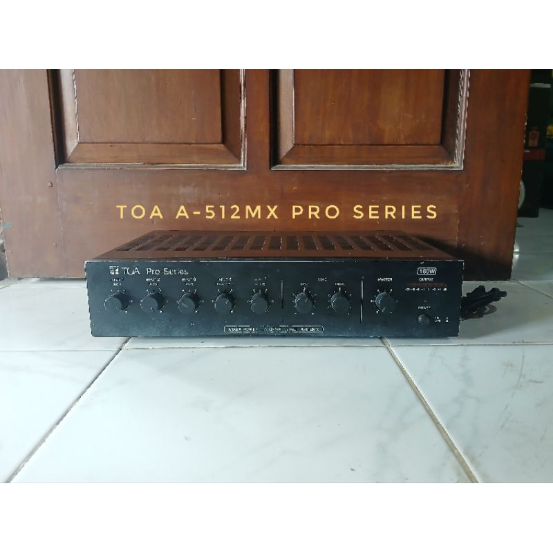 Jual Power Ampli TOA A-512MX Pro Series 180watt Langka | Shopee Indonesia