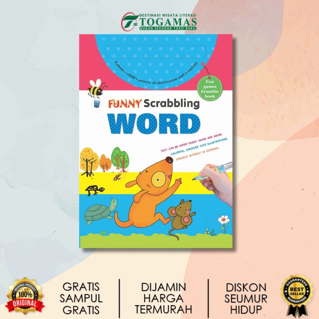 Jual FUNNY SCRABBLING: WORD + SPIDOL, NUMBER+SPIDOL, DOODLE+SPIDOL ...