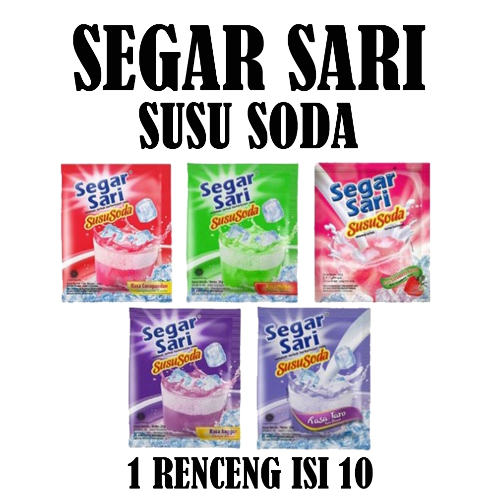 Jual SEGAR SARI SUSU SODA RENCENG ISI 10 | Shopee Indonesia