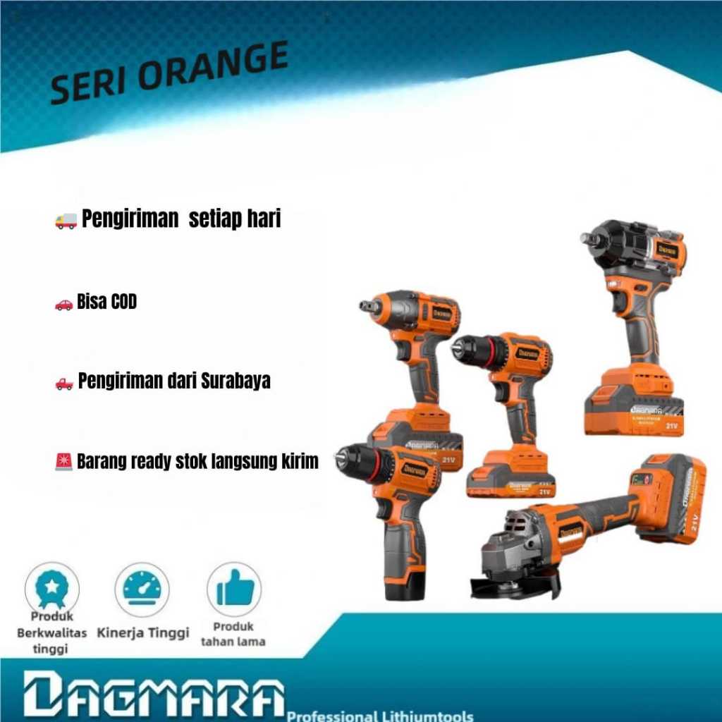 Jual Dagmara seri orange Brushless Heavy Duty Cordless tools(impact ...