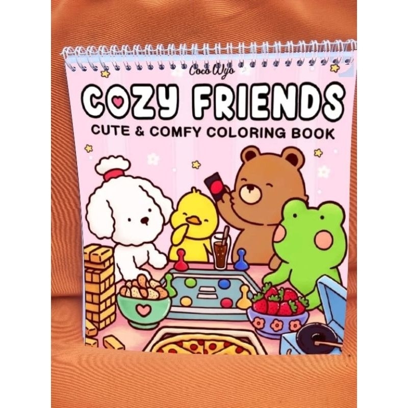 Jual 40hal BUKU MEWARNAI REMAJA COZY FRIENDS BUKU MEWARNAI ANAK ...