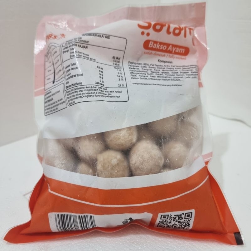 Jual Salam Bakso Ayam Pentol Sedang dan Kerikil 500g | Shopee Indonesia