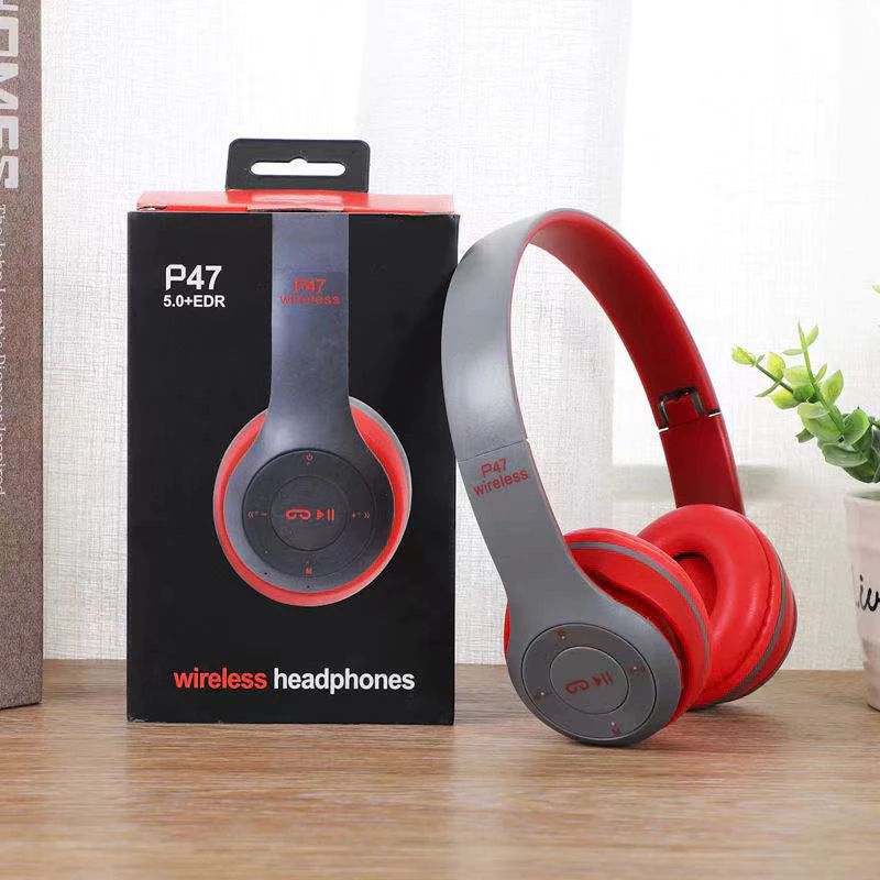 Jual Headphone Bluetooth Gaming P47 / Headphone Headset Wireless Handsfree | Shopee Indonesia