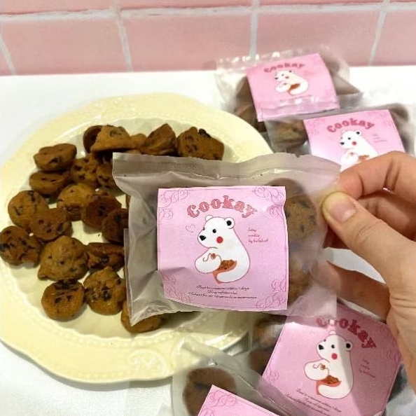 Jual COOKAY Bitsy Chocolate Chips Cookies - Mini Crunchy Cookie With ...