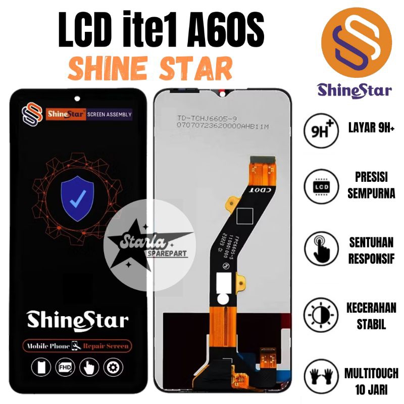 Jual LCD TOUCHSCREEN ITEL A60S-A662LM Original SHINE STAR GRATIS LEM ...