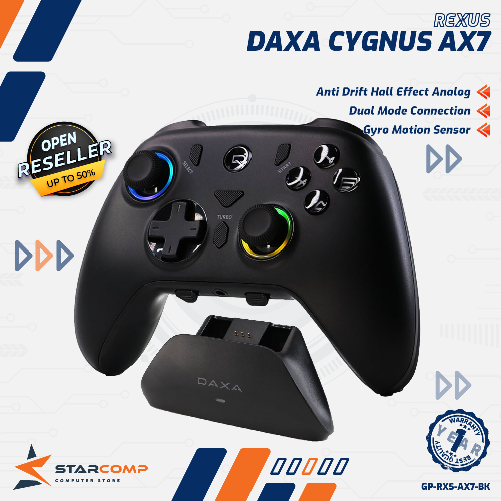 Jual Rexus DAXA Cygnus AX7 / Daxa AX-7 Hall Effect Trigger Wireless ...