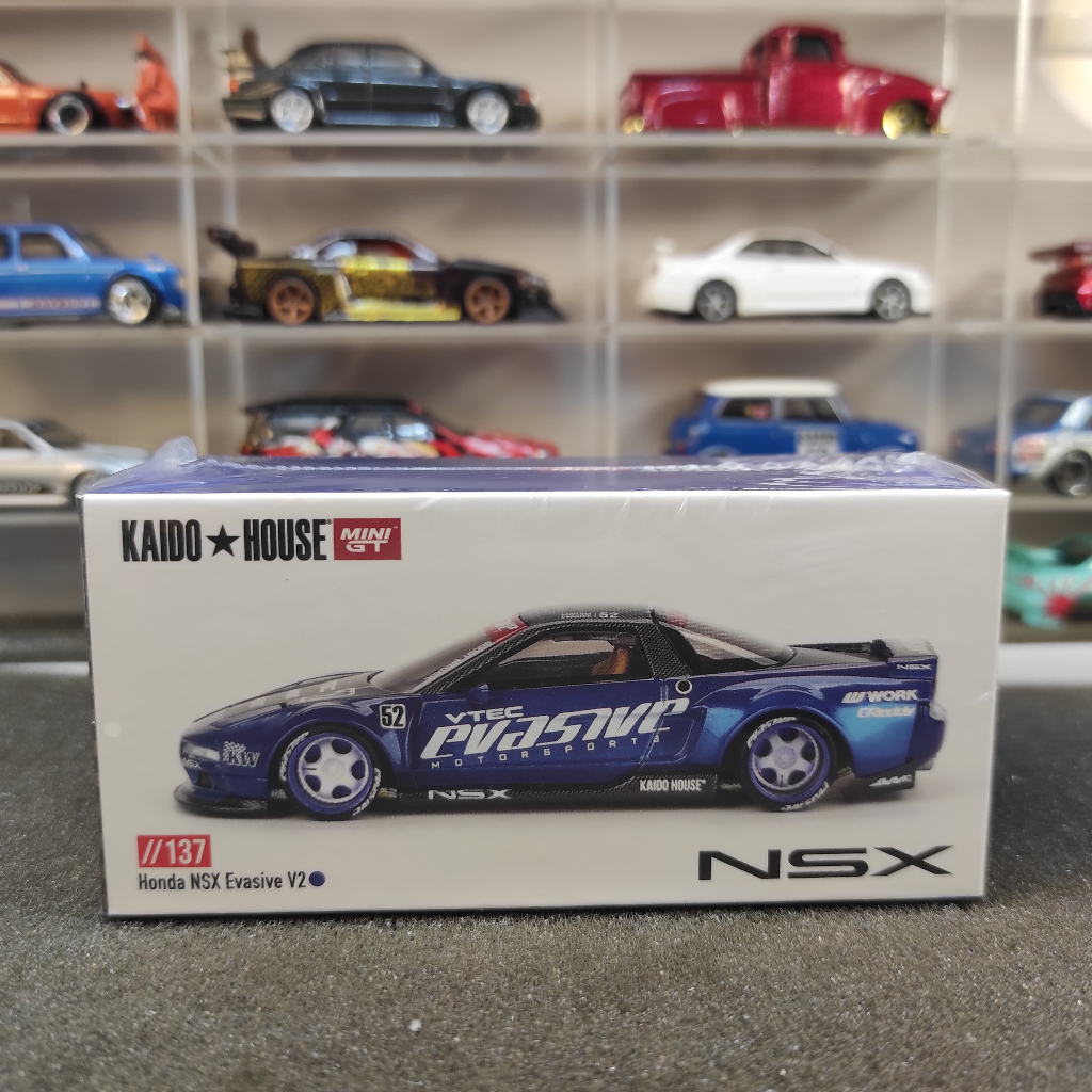 Jual Mini GT x Kaido House KHMG137 Honda NSX Blue Evasive V2 | Shopee ...