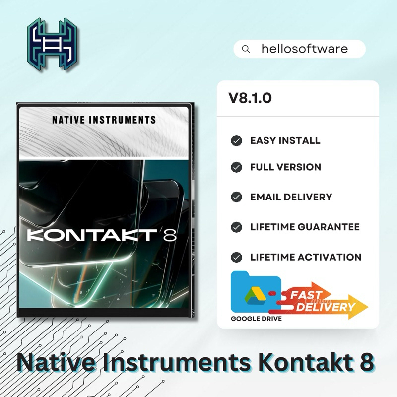 Jual (WIN/MAC) Native Instruments Kontakt 8.1.0 Full Version (Versi ...
