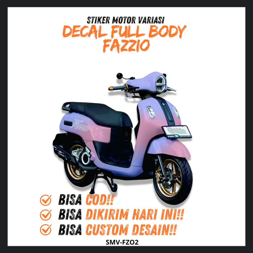 Jual DECAL FAZZIO STIKER FULLBODY YAMAHA FAZZIO SKINS PROTECTION 2022 ...