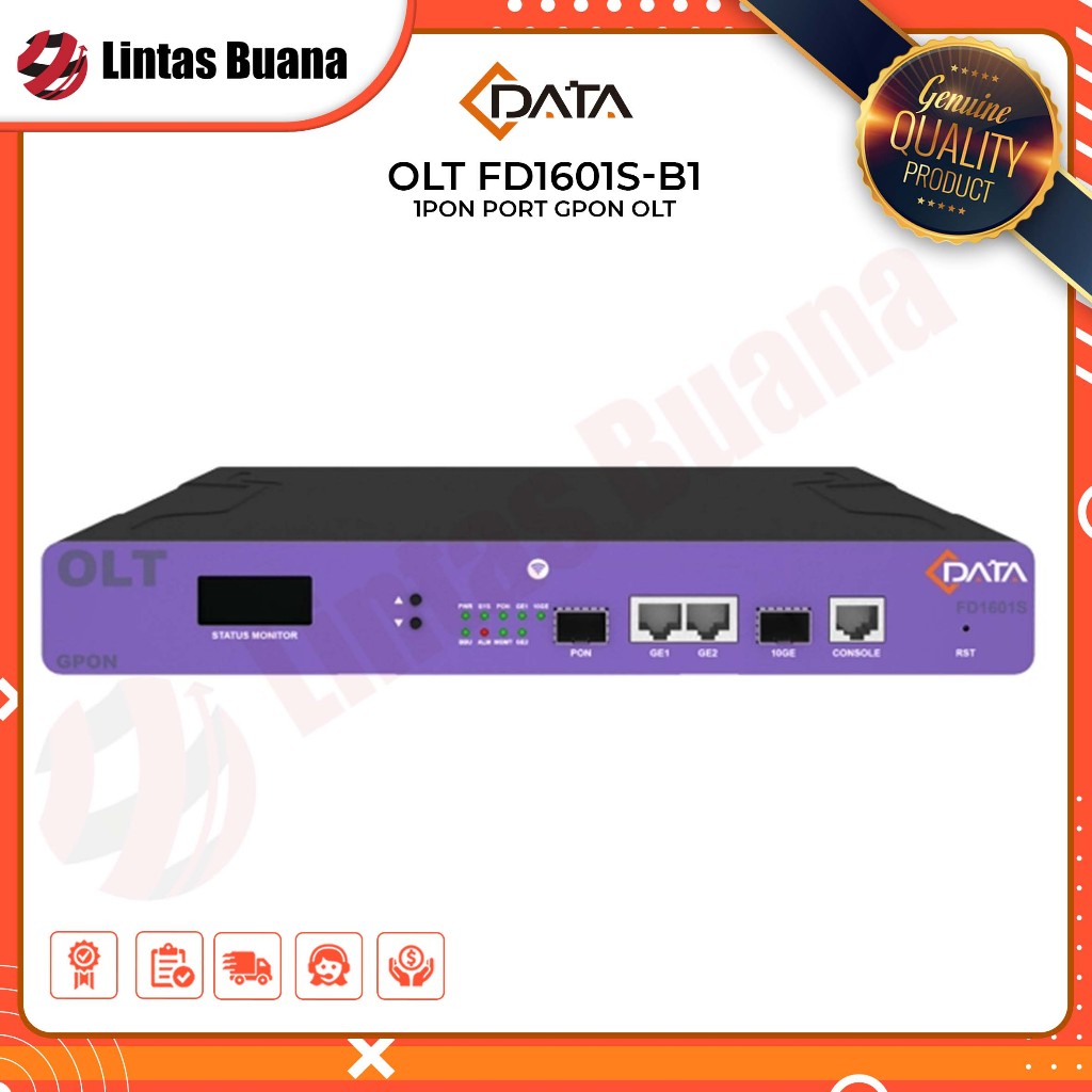 Jual C-DATA GPON OLT FD1601S-B1 1PON 2GE 1 SFP+ cdata fd1601 uplink ...