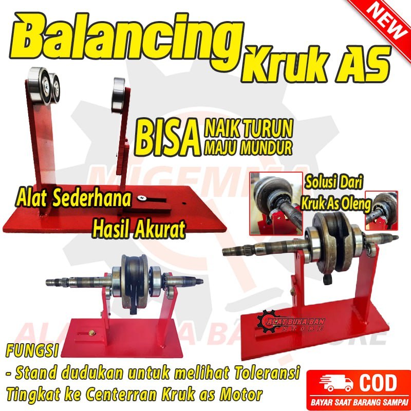 Jual Alat balancing kruk as | stand dudukan bandul kruk as motor ...