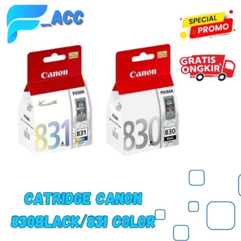 Jual TINTA CANON PG-830+CL-831 RECYCLE PREMIUM CATRIDGE | Shopee Indonesia