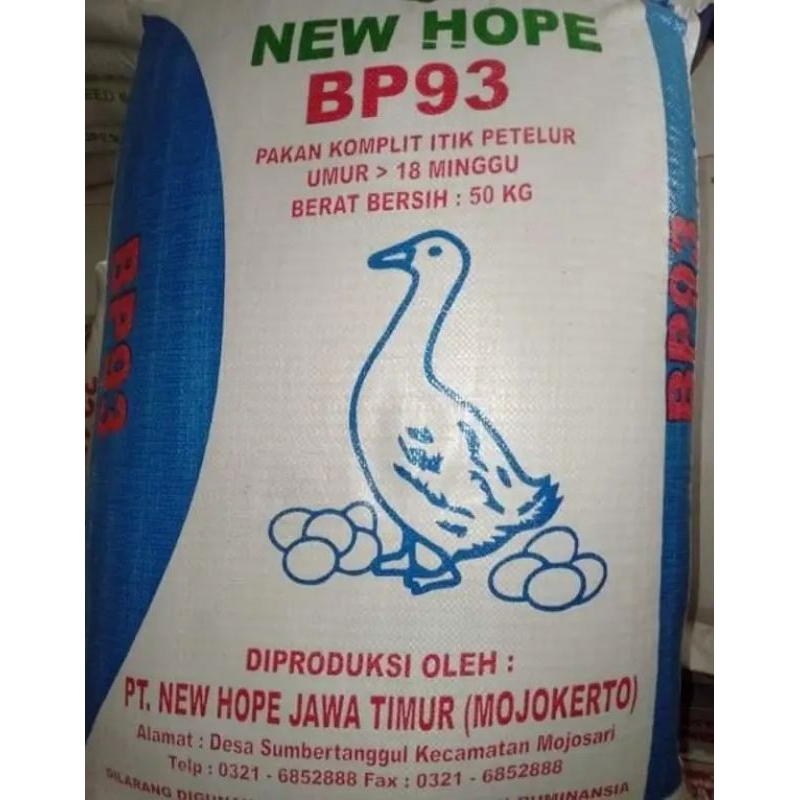 Jual Pakan Ayam Petelur / Itik Petelur New Hope BP 93 | Shopee Indonesia
