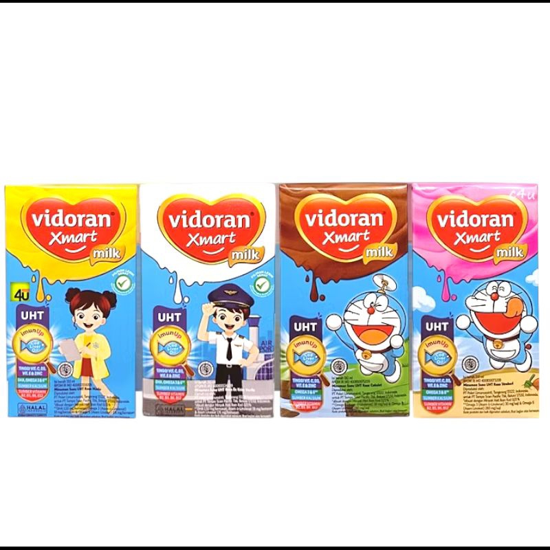 Jual Vidoran Xmart Susu UHT 115ml 6 pcs bisa mix rasa Susu kotak ...