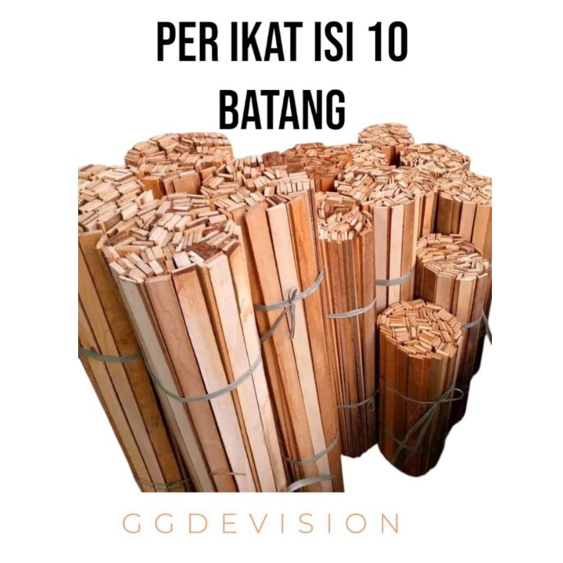 Jual kayu list reng cocok buat bahan kerajinan lebar 3cm dan panjang 20 ...