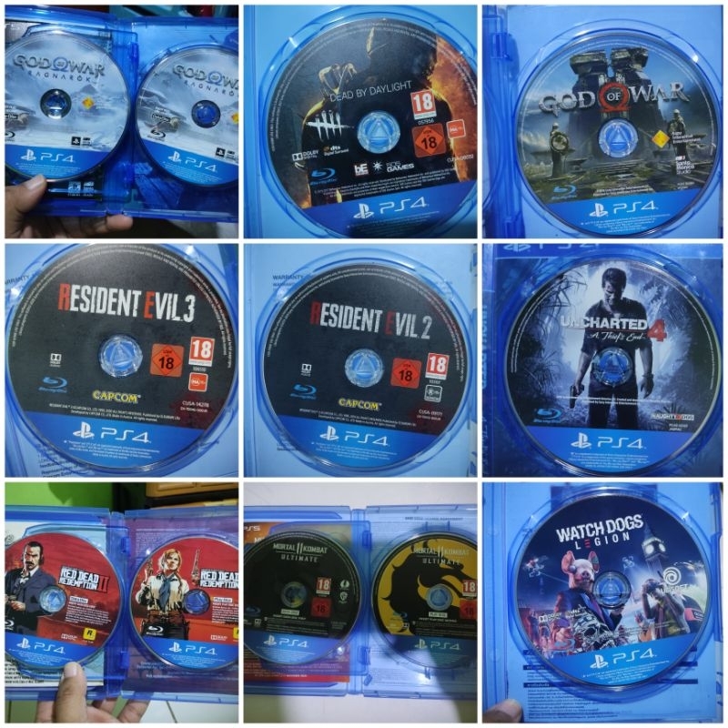 Jual 4 BD PS4 Borongan, ( baca keterangan untuk melihat stock sisa ...