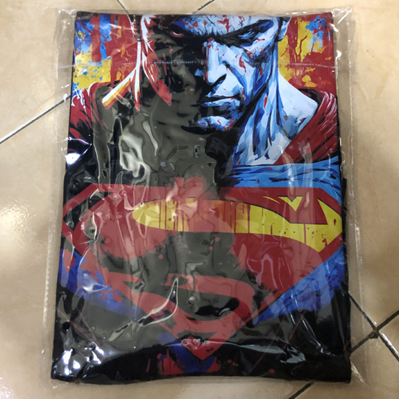 Jual READY STOCK | LANGSUNG ORDER AJA | Kaos Superman Tshirt Hitam ...