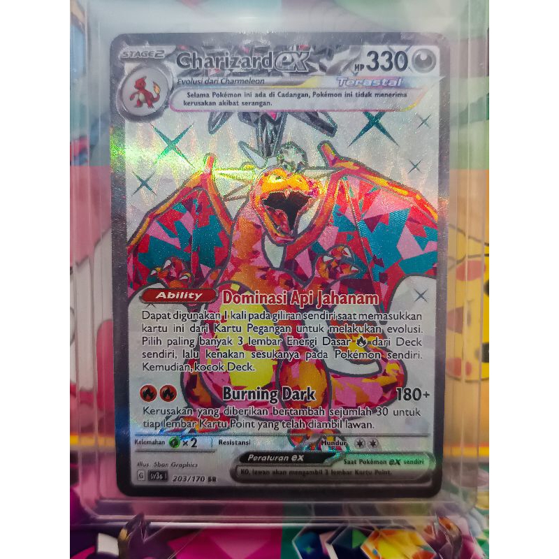 Jual Kartu Pokemon (ID) Charizard Ex 203/170 SR | Shopee Indonesia