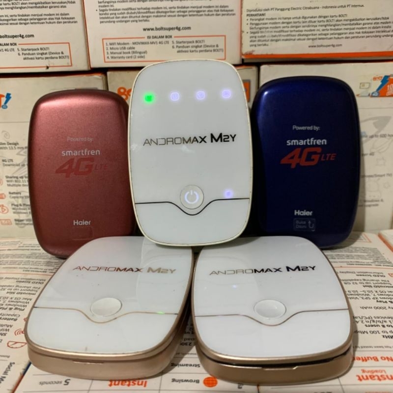 Jual Wifi Modem 4G Mifi Andromax M2Y Suport Smartfren Unlimited 4G LTE ...