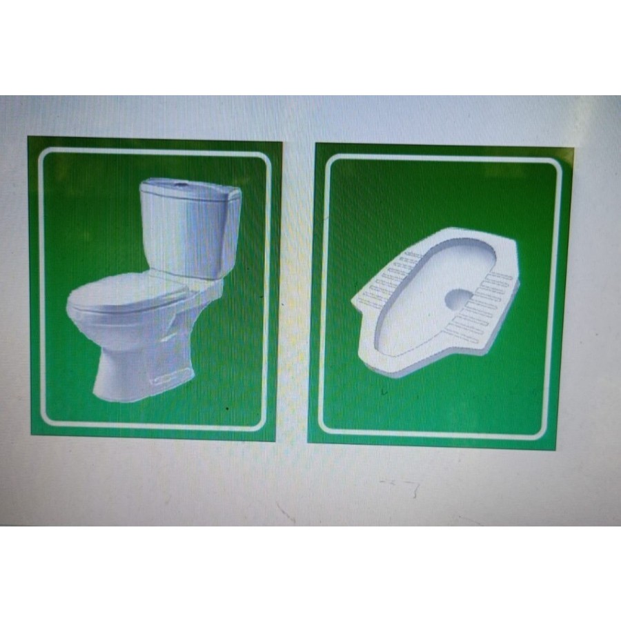 Jual STICKER SIGN TOILET JONGKONG/DUDUK 10X10 | Shopee Indonesia