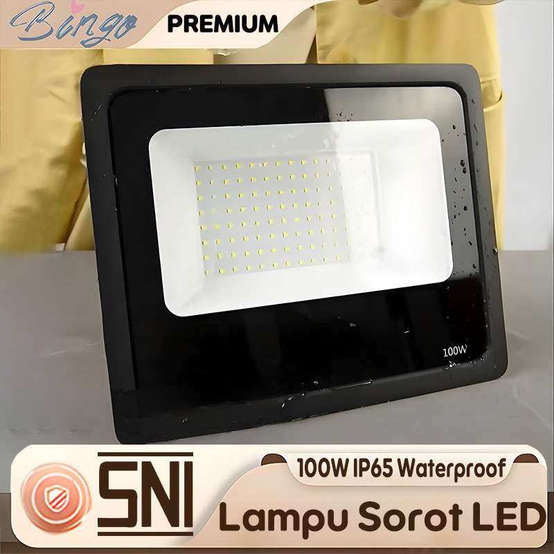 Jual Lampu Sorot Led Outdoor Waterproof 100W/150W Cahaya Putih/ Kuning IP65 Lampu Led Flood ...
