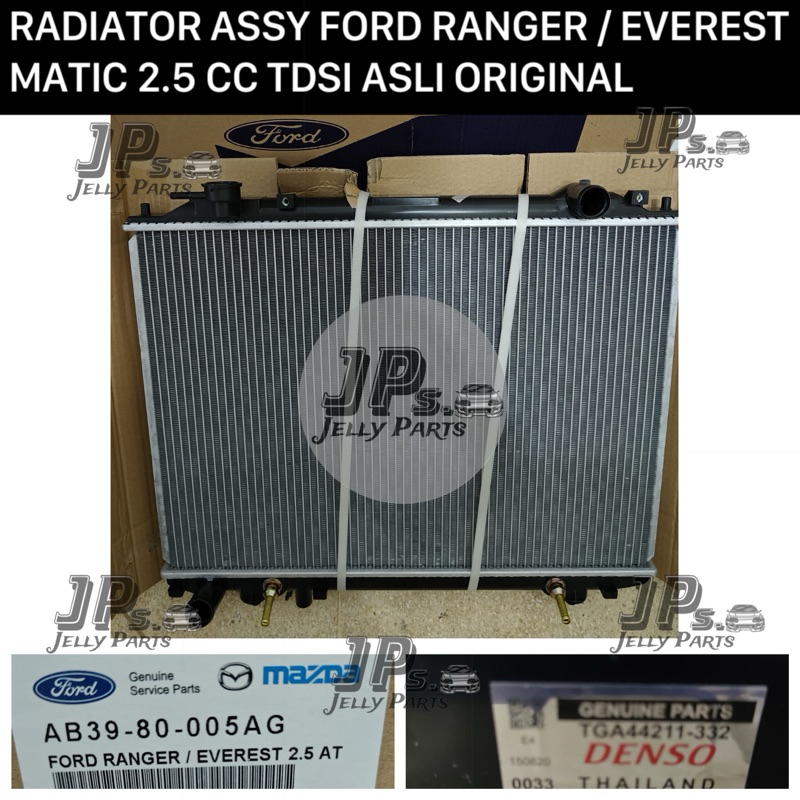 Jual RADIATOR ASSY FORD RANGER / EVEREST MATIC 2.5 TDSI ASLI ORIGINAL ...