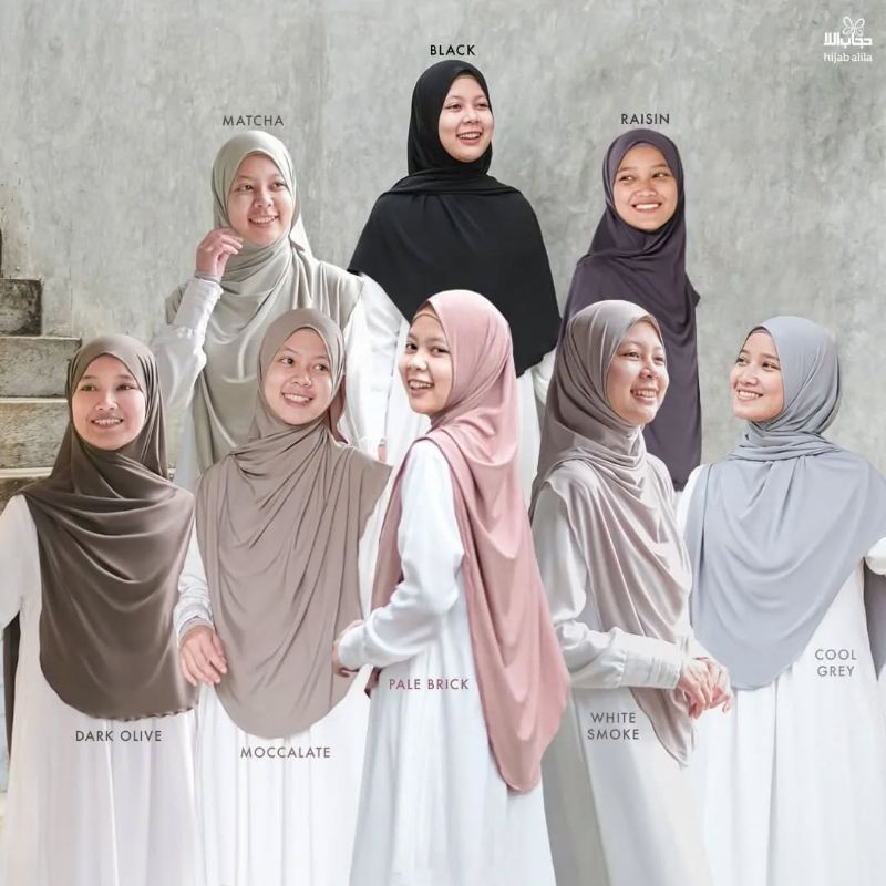 Jual Pashmina Oval JR | HIJAB ALILA | Shopee Indonesia