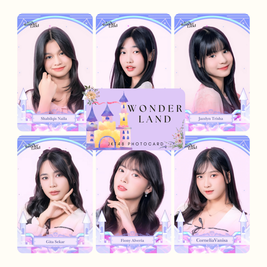 Jual PHOTOCARD JKT48 WONDERLAND VER 1 (HARGA 50 PCS + LAMINASI 2 SISI ...